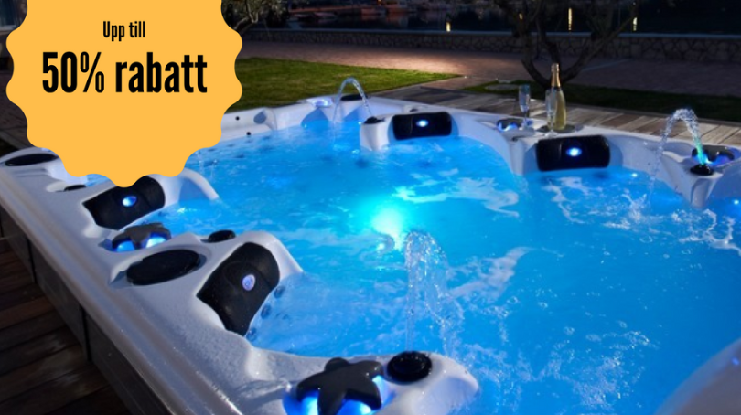 Glasfiberpool, spabad och pooltak - Spa o Bad